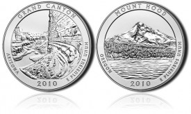 Grand Canyon and Mount Hood 5 Ounce Silver Uncirculated Coin Release ...