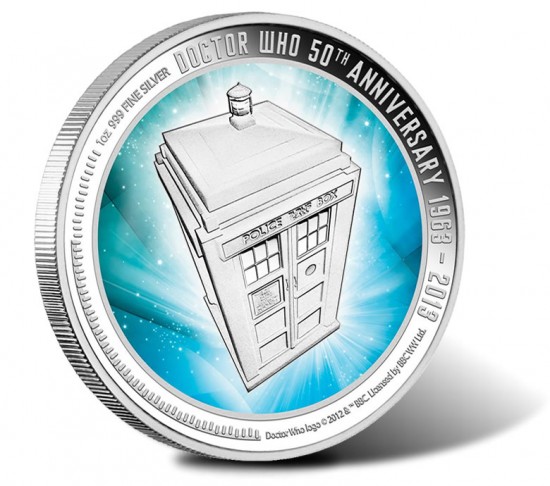 2013 Silver Coin for 50th Anniversary of Doctor Who | SCT