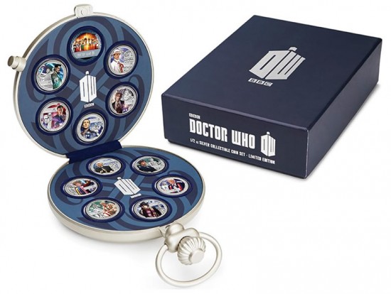 Doctor Who 50th Anniversary Set Features 11 Silver Coins | SCT